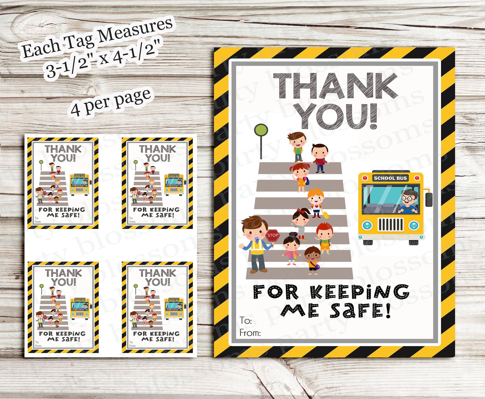 INSTANT DOWNLOAD Thank You for Keeping Me Safe School Security Guard ...