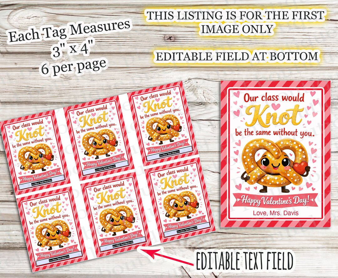 INSTANT DOWNLOAD Our Class Would Knot Not Be the Same Without You ...