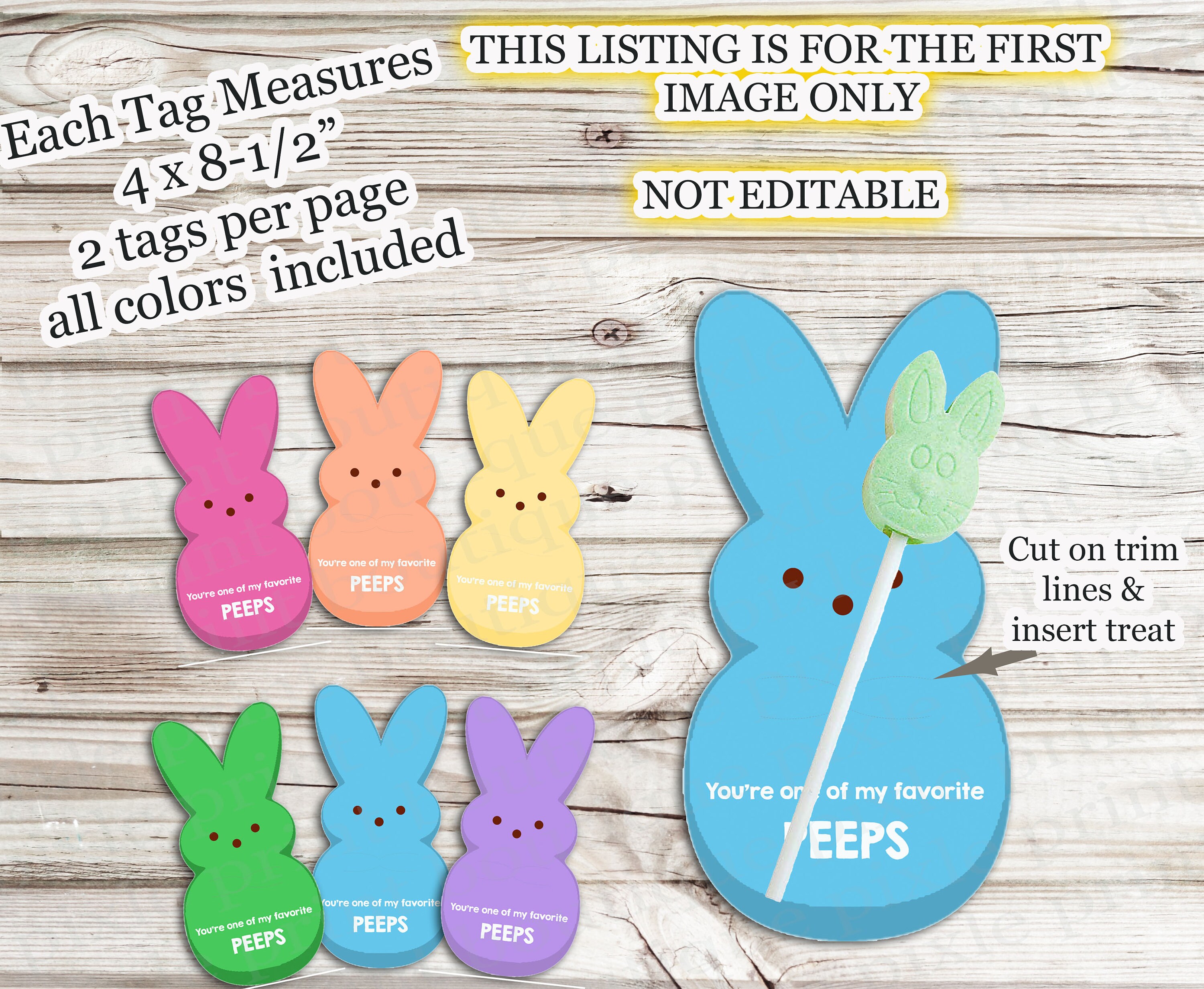 INSTANT DOWNLOAD Have A Wonderful Won-doh-ful Easter Carrot Tag Play ...