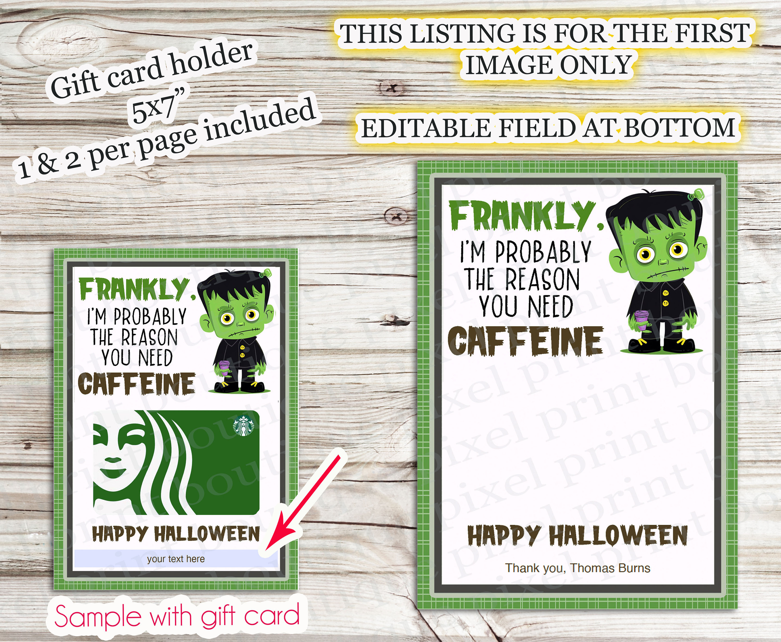 INSTANT DOWNLOAD Printable Thank You for All You Boo Do Halloween ...
