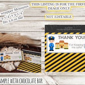 INSTANT DOWNLOAD Thank You for Keeping Me Safe School Security Guard ...