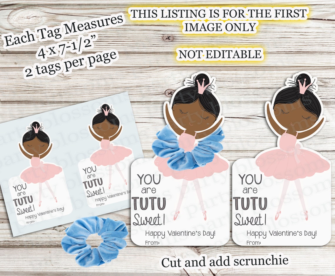 INSTANT DOWNLOAD Like You A Bunchie so Here's A Scrunchie Valentine ...