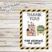 INSTANT DOWNLOAD: Thank You for Keeping Me Safe School Security Guard ...