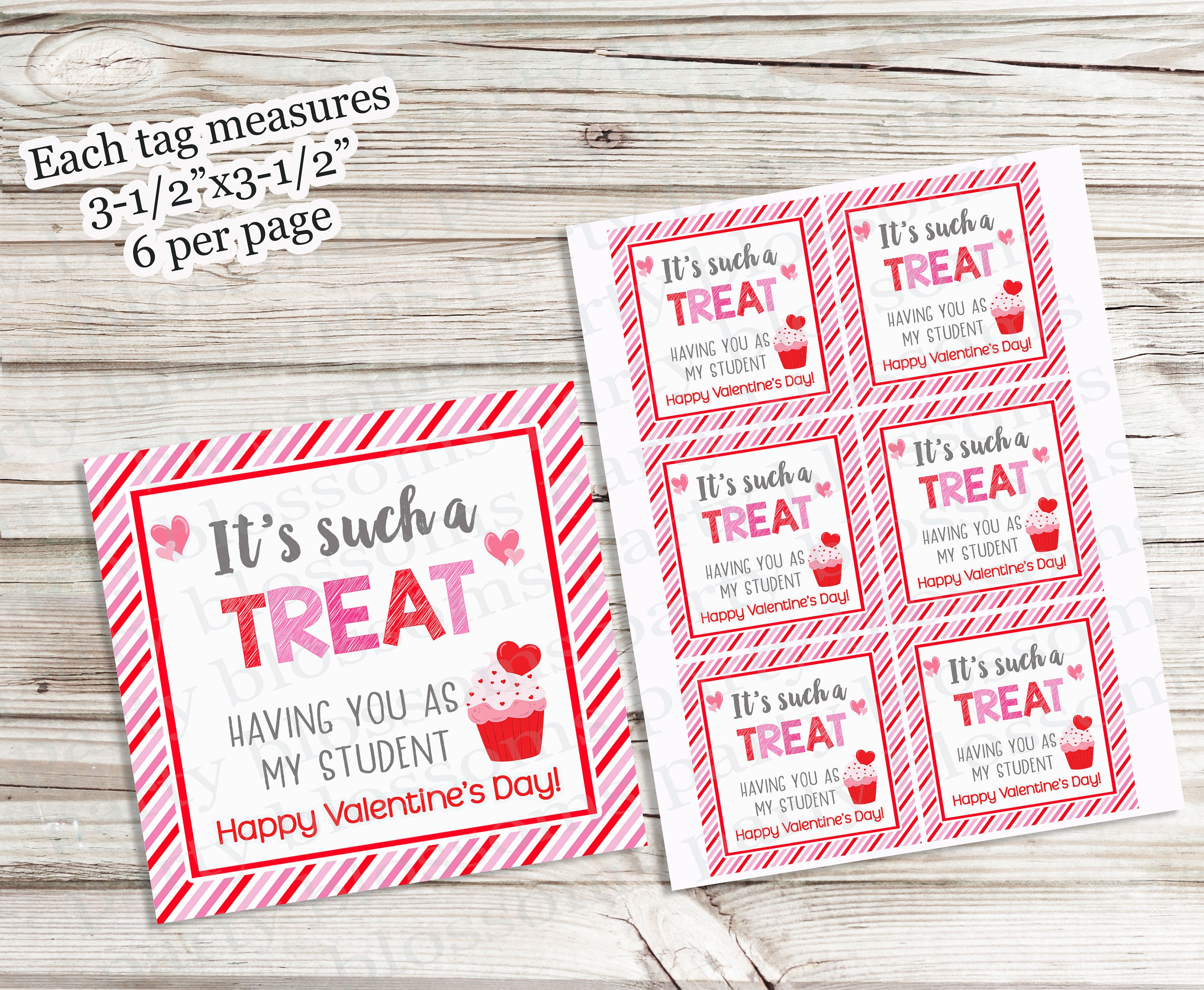 INSTANT DOWNLOAD Kids Valentine, High Five Have A Slappy Valentine's ...