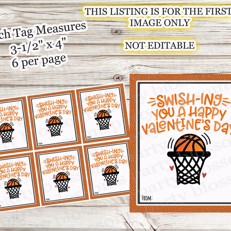 Basketball Valentines - Etsy