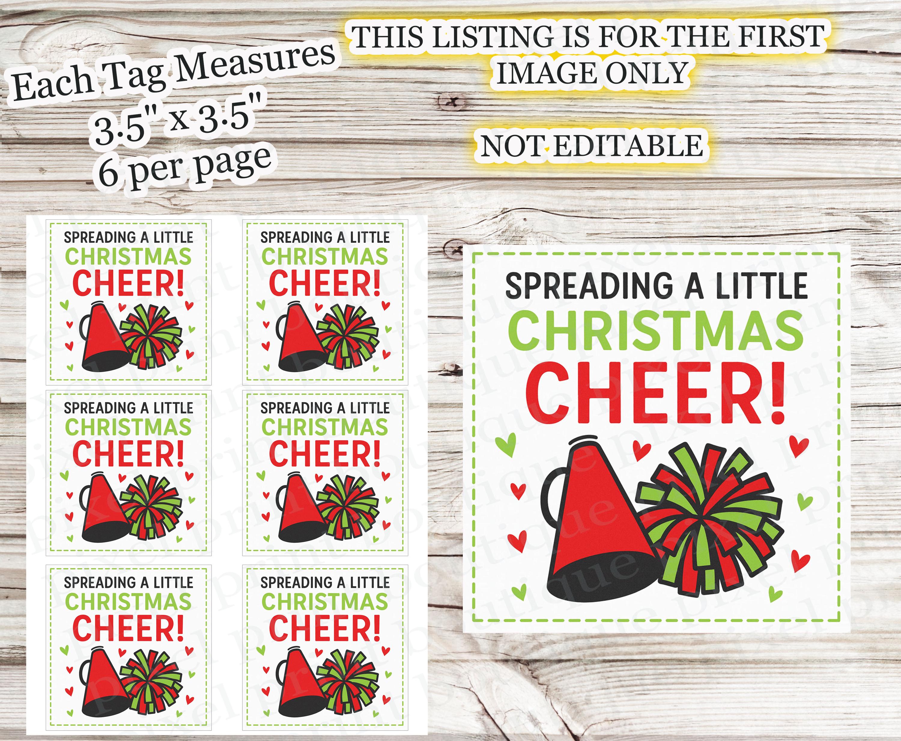 INSTANT DOWNLOAD PRINTABLE Spreading A Little Christmas Cheer Printable ...