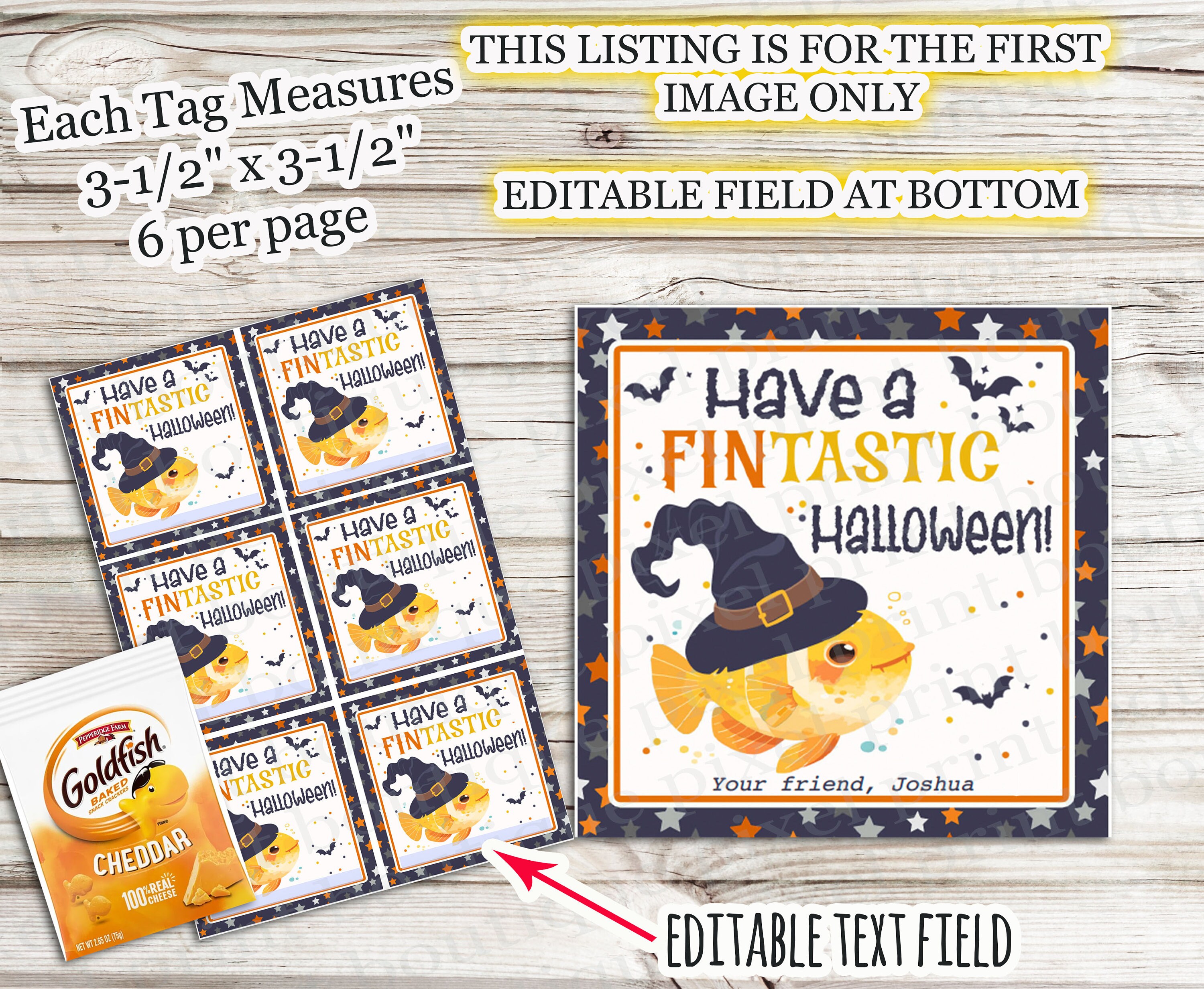 INSTANT DOWNLOAD Printable Halloween Thanks for Being a Faboolous ...