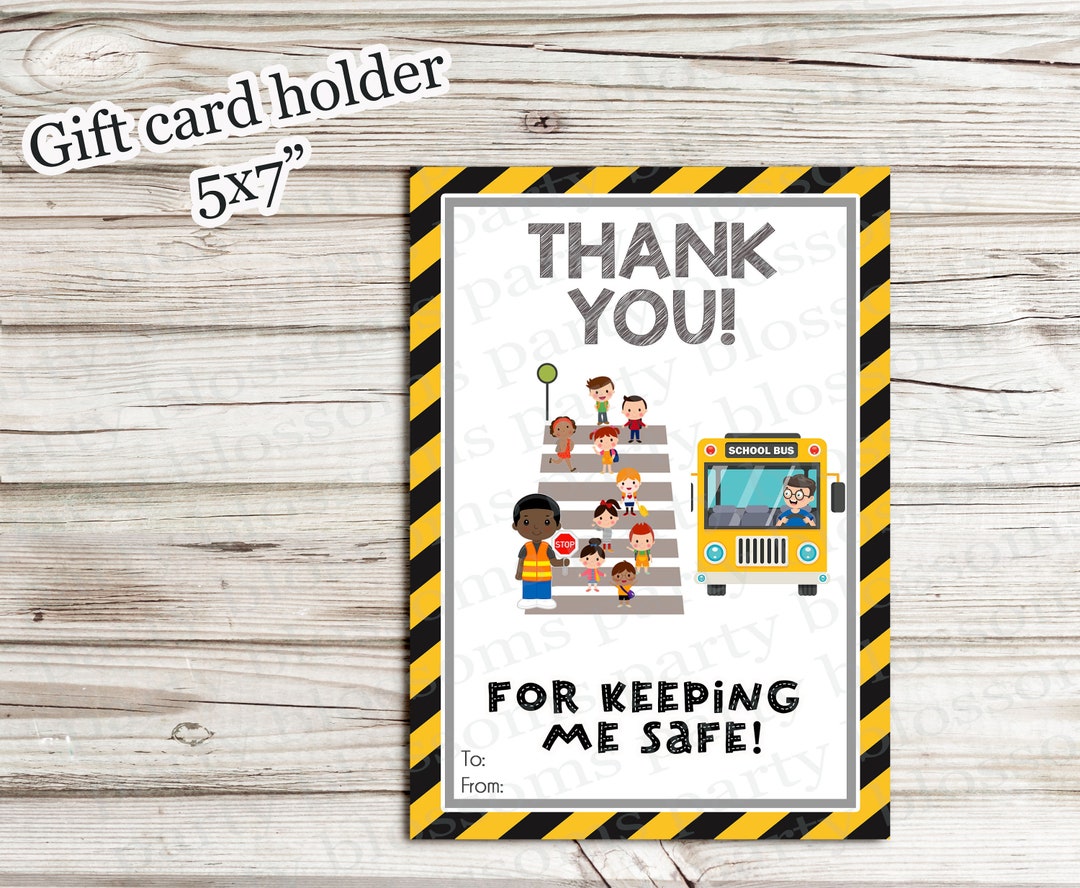 INSTANT DOWNLOAD Thank You for Keeping Me Safe School Security Guard ...