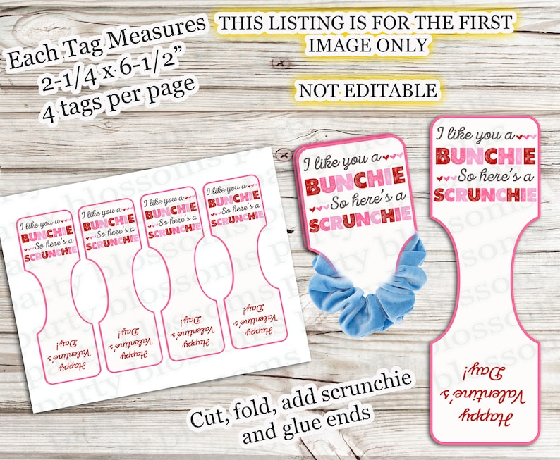 INSTANT DOWNLOAD You Are Tutu Sweet Scrunchie Ballerina Valentine ...