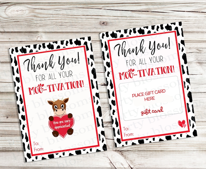 INSTANT DOWNLOAD You Are A Moo-velous Marvelous Teacher Sign Thank You ...