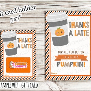 INSTANT DOWNLOAD Editable Printable Halloween Gift Card Holder Frankly ...