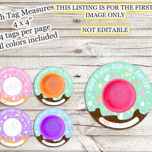 INSTANT DOWNLOAD Have A Wonderful Won-doh-ful Easter Carrot Tag Play ...