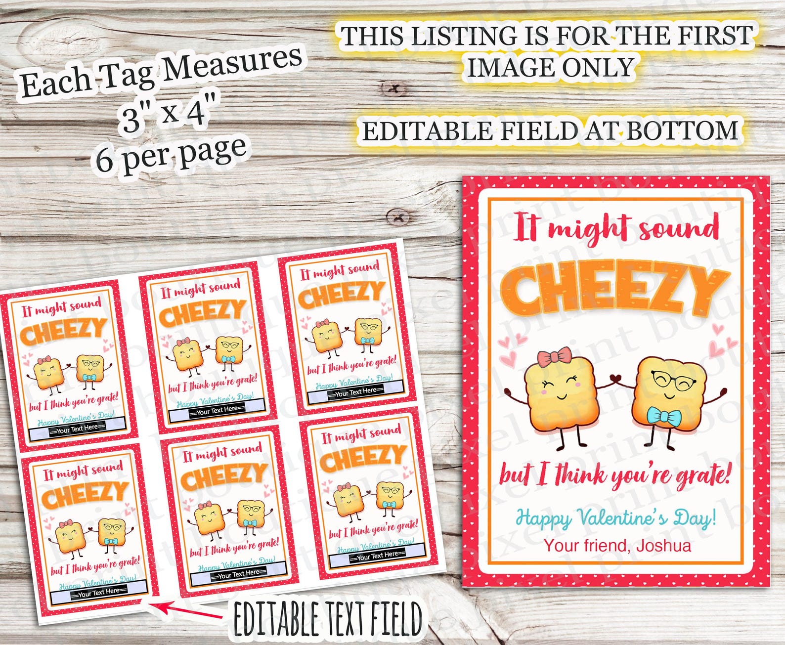 INSTANT DOWNLOAD It Might Sound Cheezy but I Think You Are Grate ...