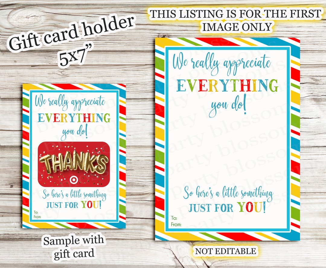 INSTANT DOWNLOAD We Appreciate Everything You Do Little Something Just ...