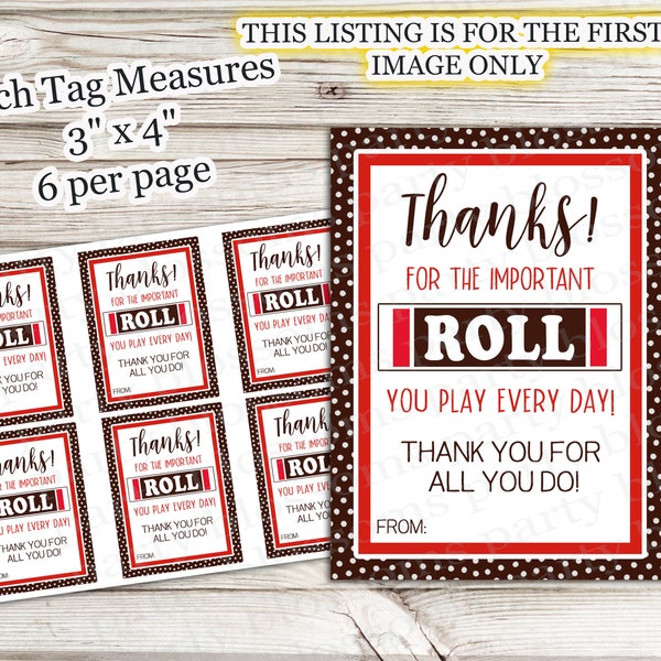 Tootsie Roll Tags - Etsy