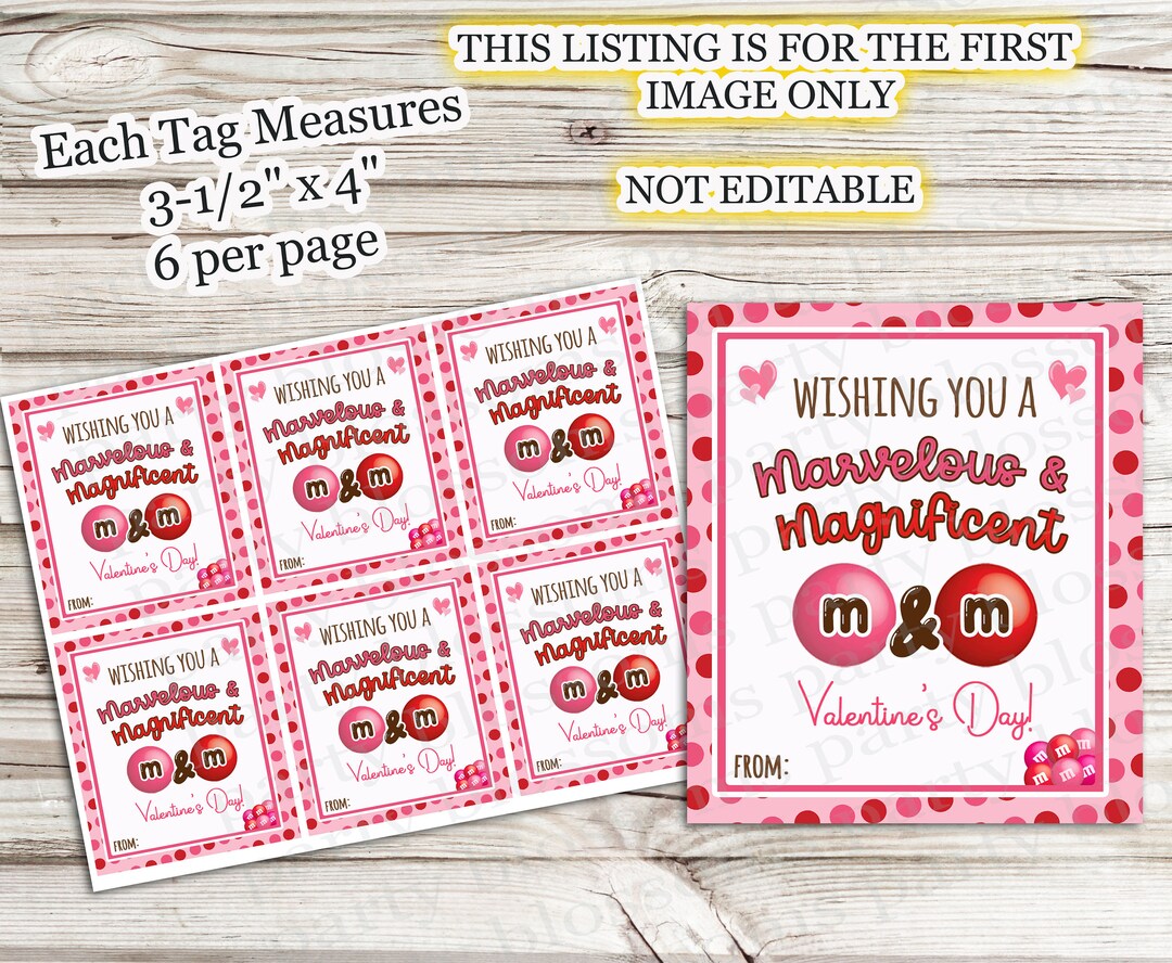 INSTANT DOWNLOAD Printable Wishing You a Marvelous & Magnificent ...