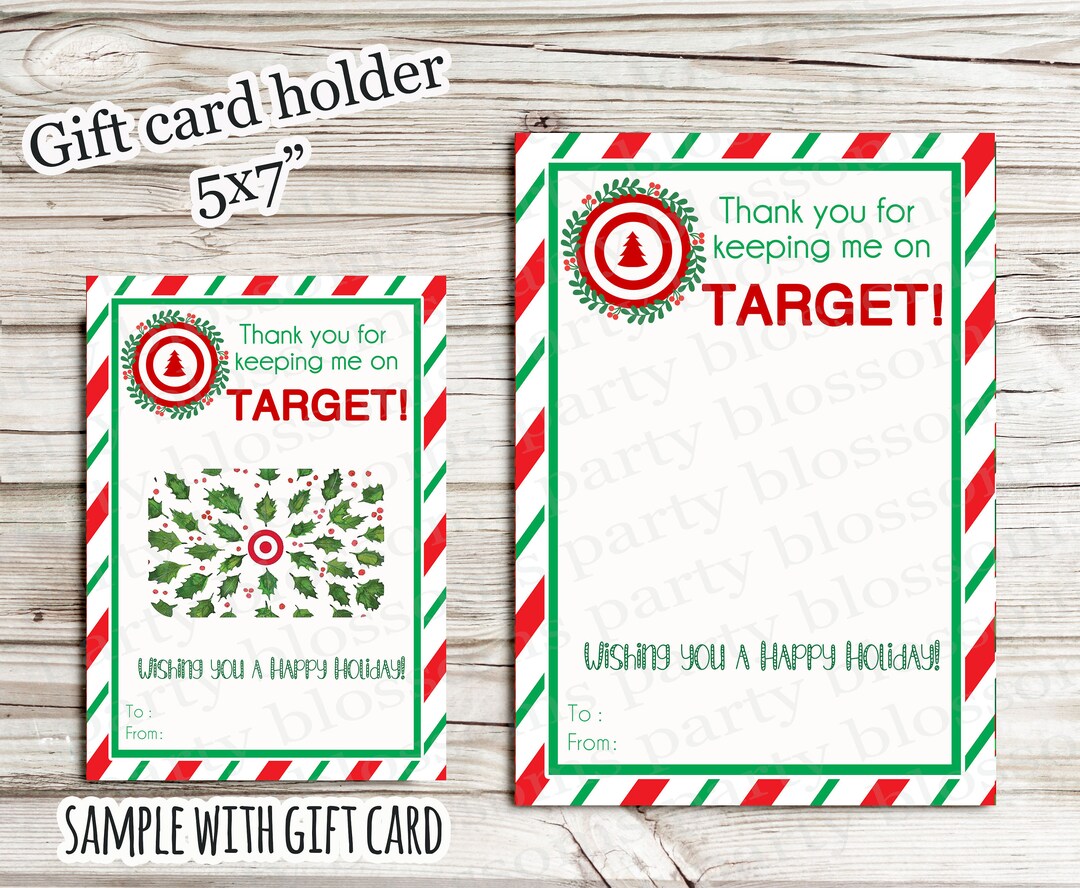 INSTANT DOWNLOAD Not Editable Thank You for Keeping Me on Target Happy ...