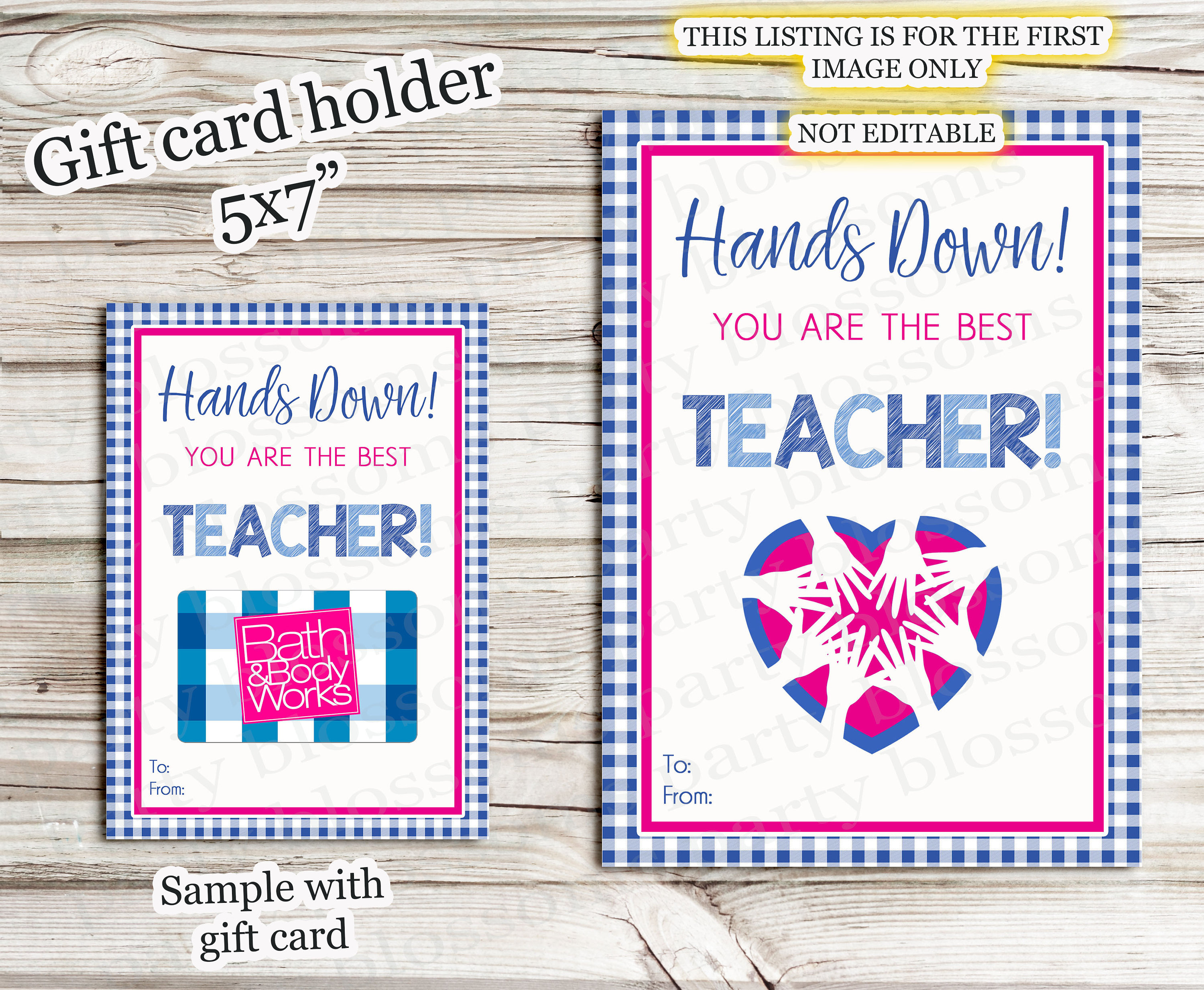 INSTANT DOWNLOAD: Thank You Ultimately the Best Teacher Ulta Gift Card ...