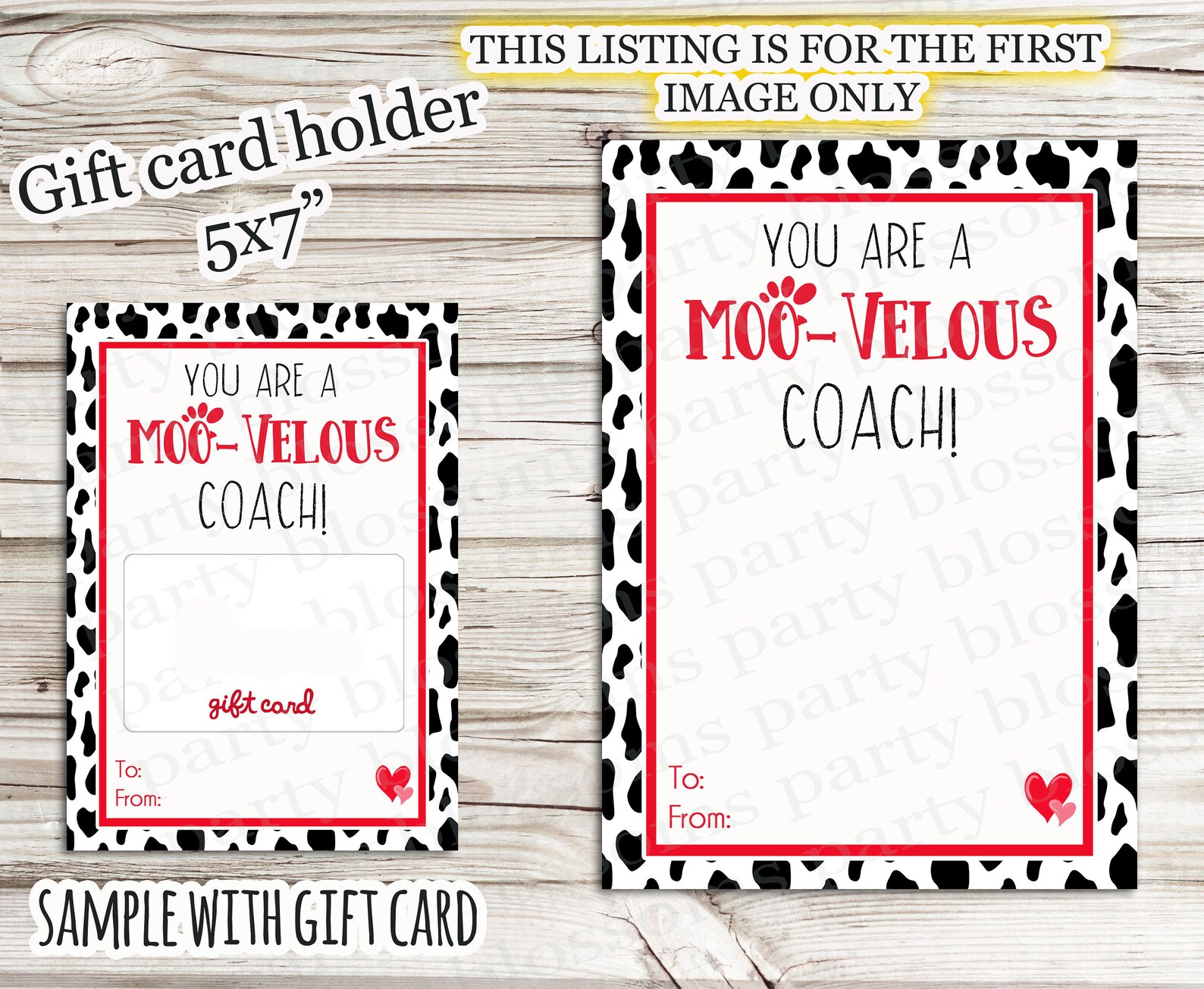 INSTANT DOWNLOAD You Are A Moo-velous Marvelous Teacher Sign Thank You ...