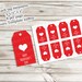 INSTANT DOWNLOAD Printable Hugs Kisses & Valentines Wishes Valentine ...