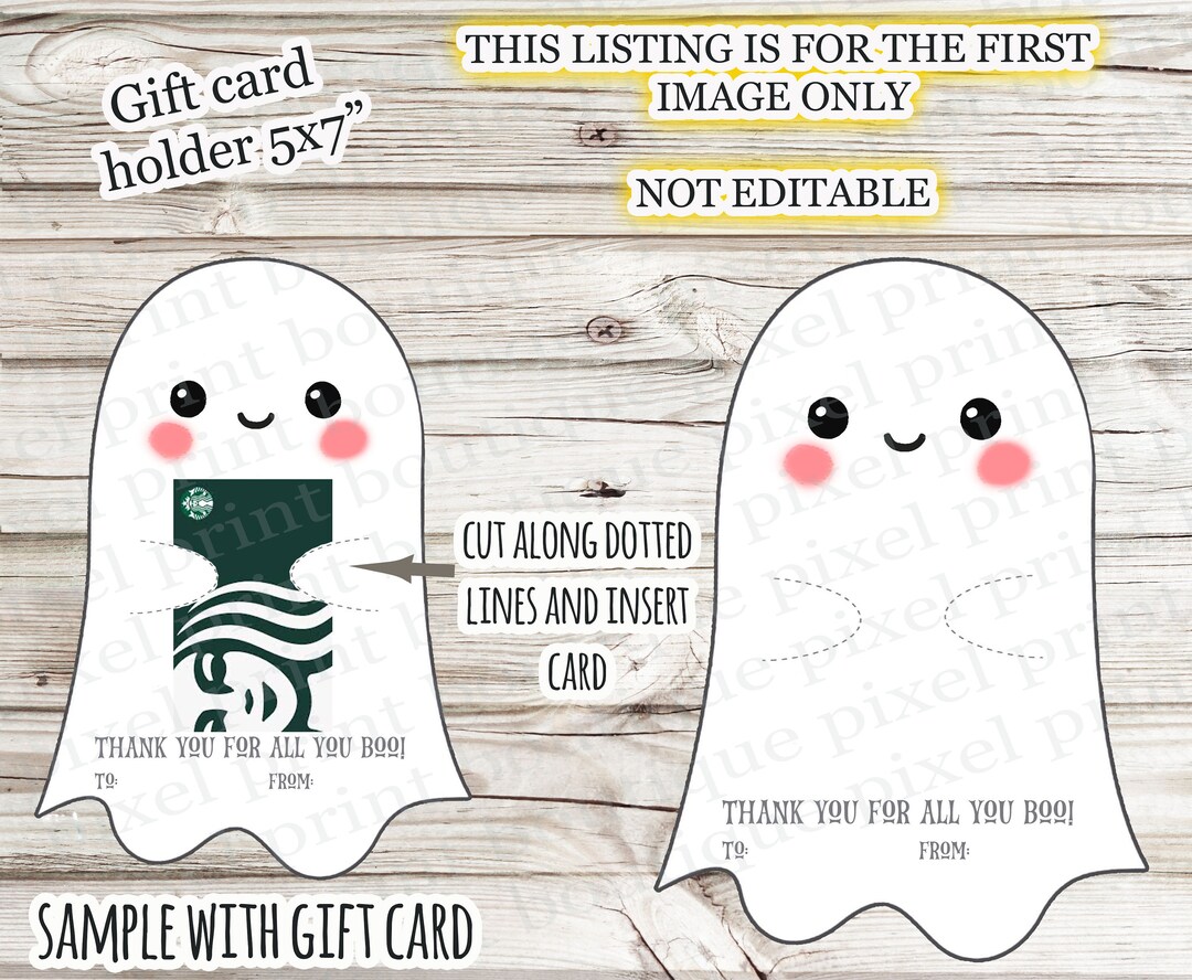 INSTANT DOWNLOAD Printable Thank You for All You Boo Do Halloween ...