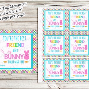 INSTANT DOWNLOAD Have A Wonderful Won-doh-ful Easter Carrot Tag Play ...