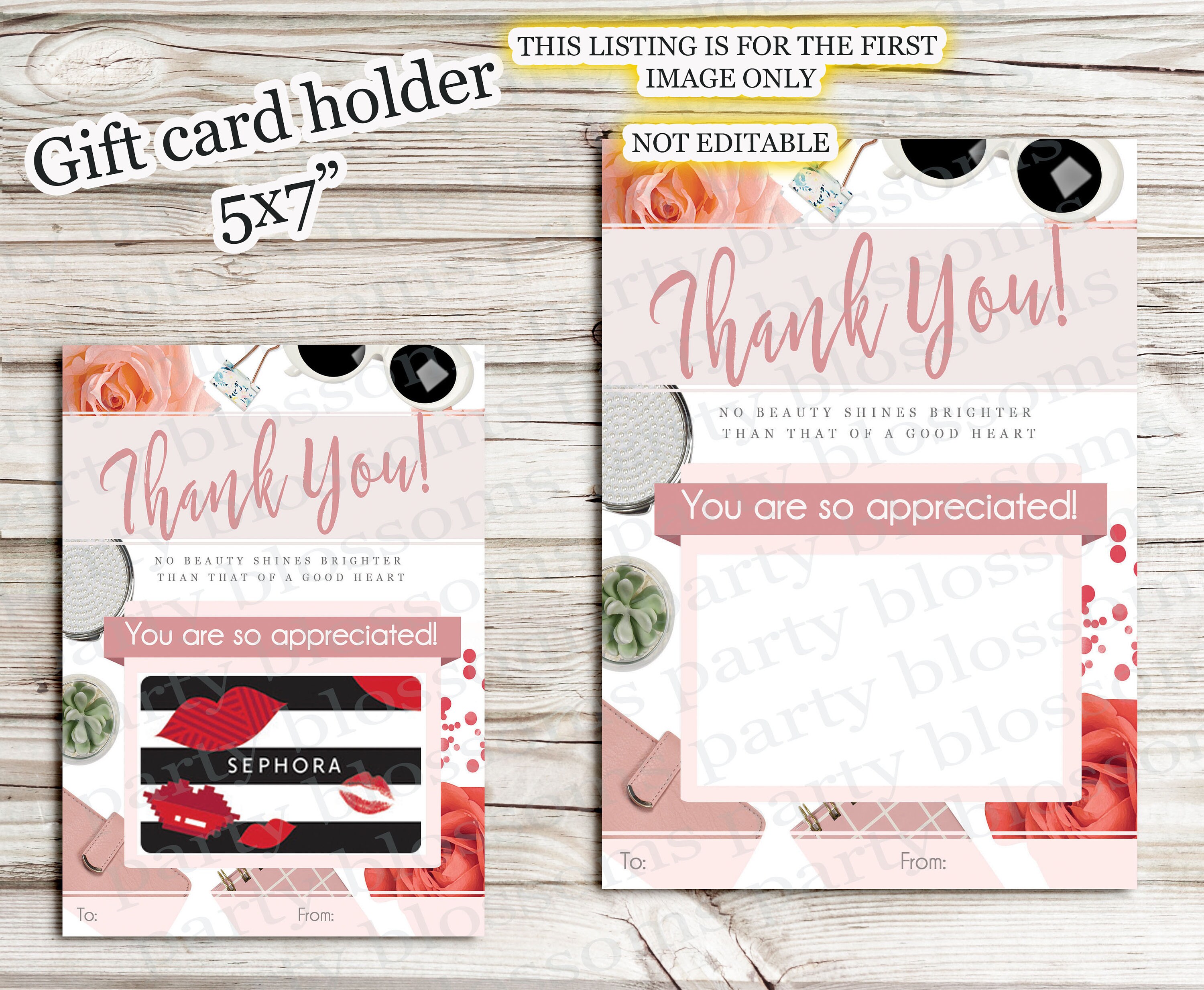 INSTANT DOWNLOAD: Thank You Ultimately the Best Teacher Ulta Gift Card ...