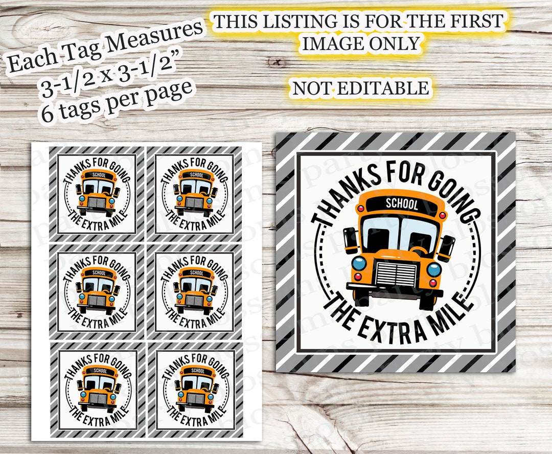 INSTANT DOWNLOAD: Thank You for Going the Extra Mile, Gift Card Holder ...