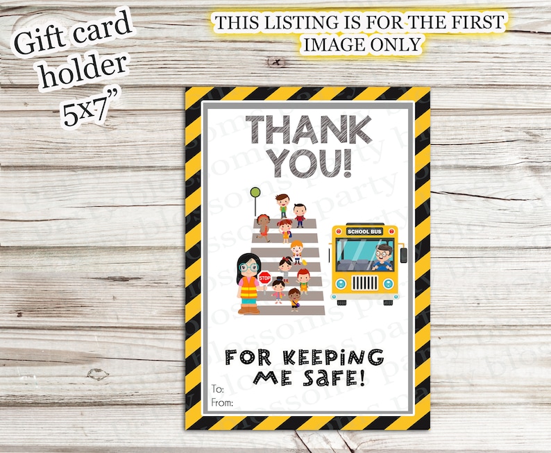 INSTANT DOWNLOAD Thank You for Keeping Me Safe School Security Guard ...