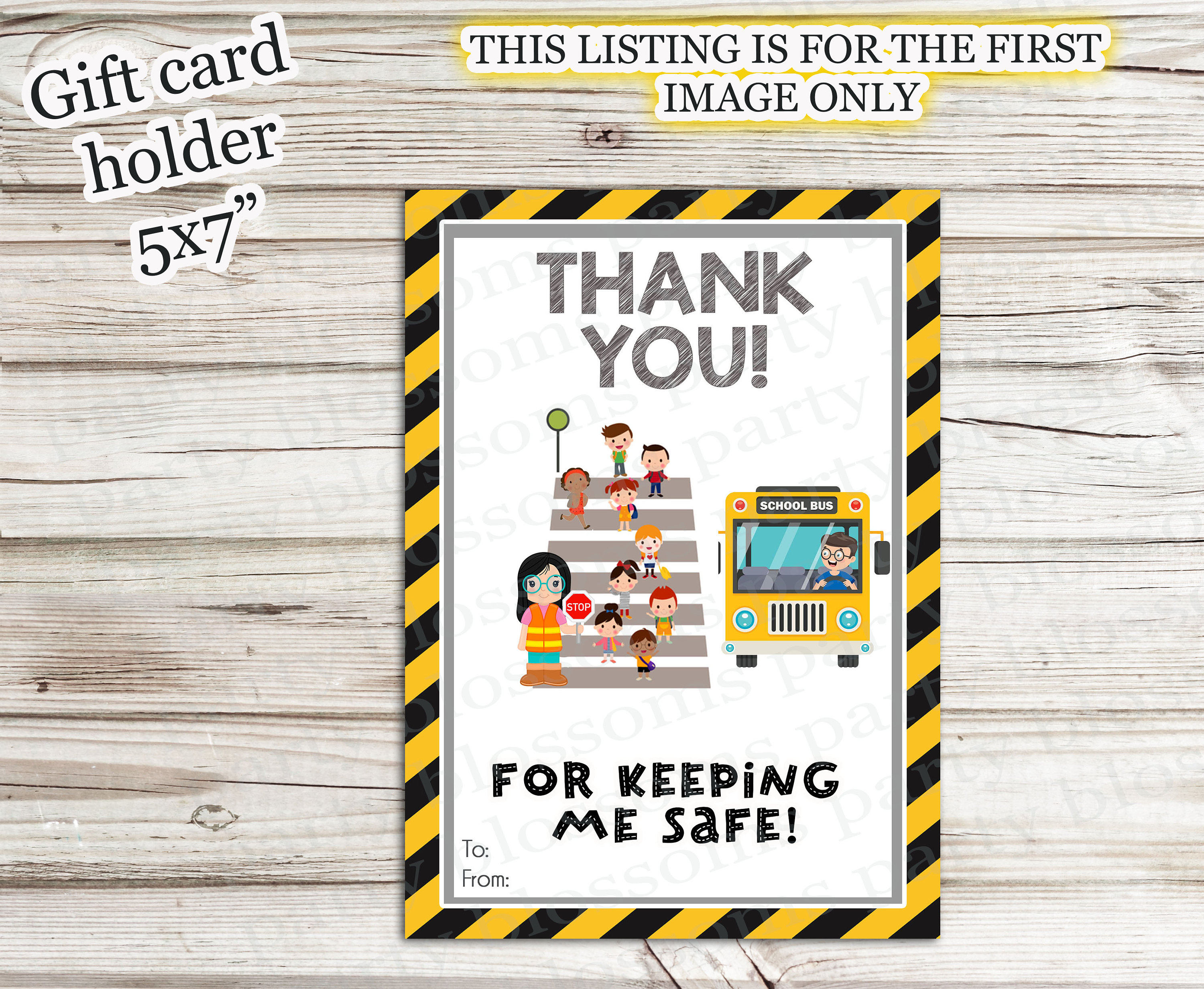 INSTANT DOWNLOAD: Thank You for Keeping Me Safe School Security Guard ...