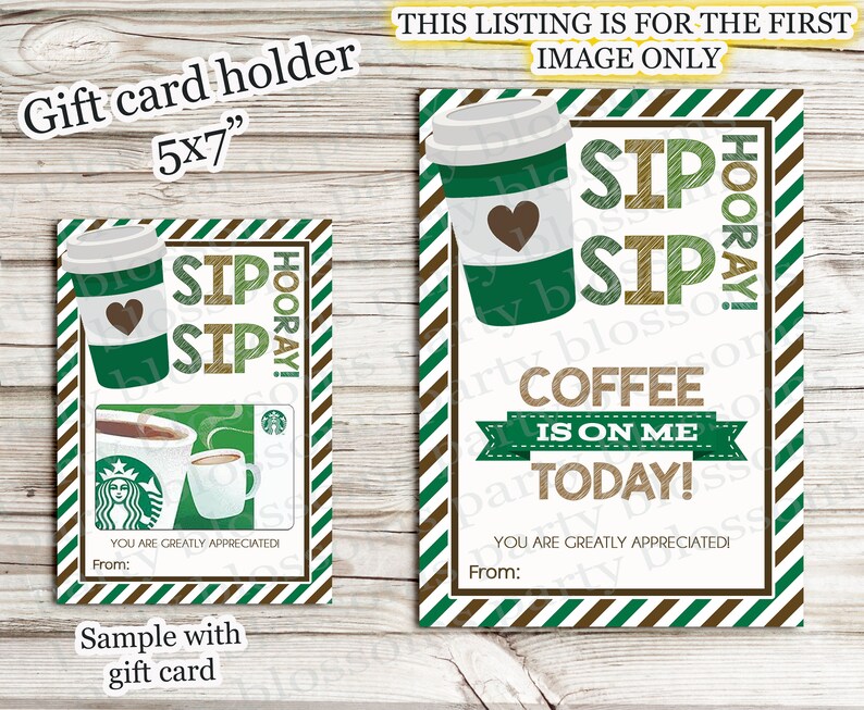 INSTANT DOWNLOAD Sip Sip Hooray Today First Day Coffee on Me Today ...