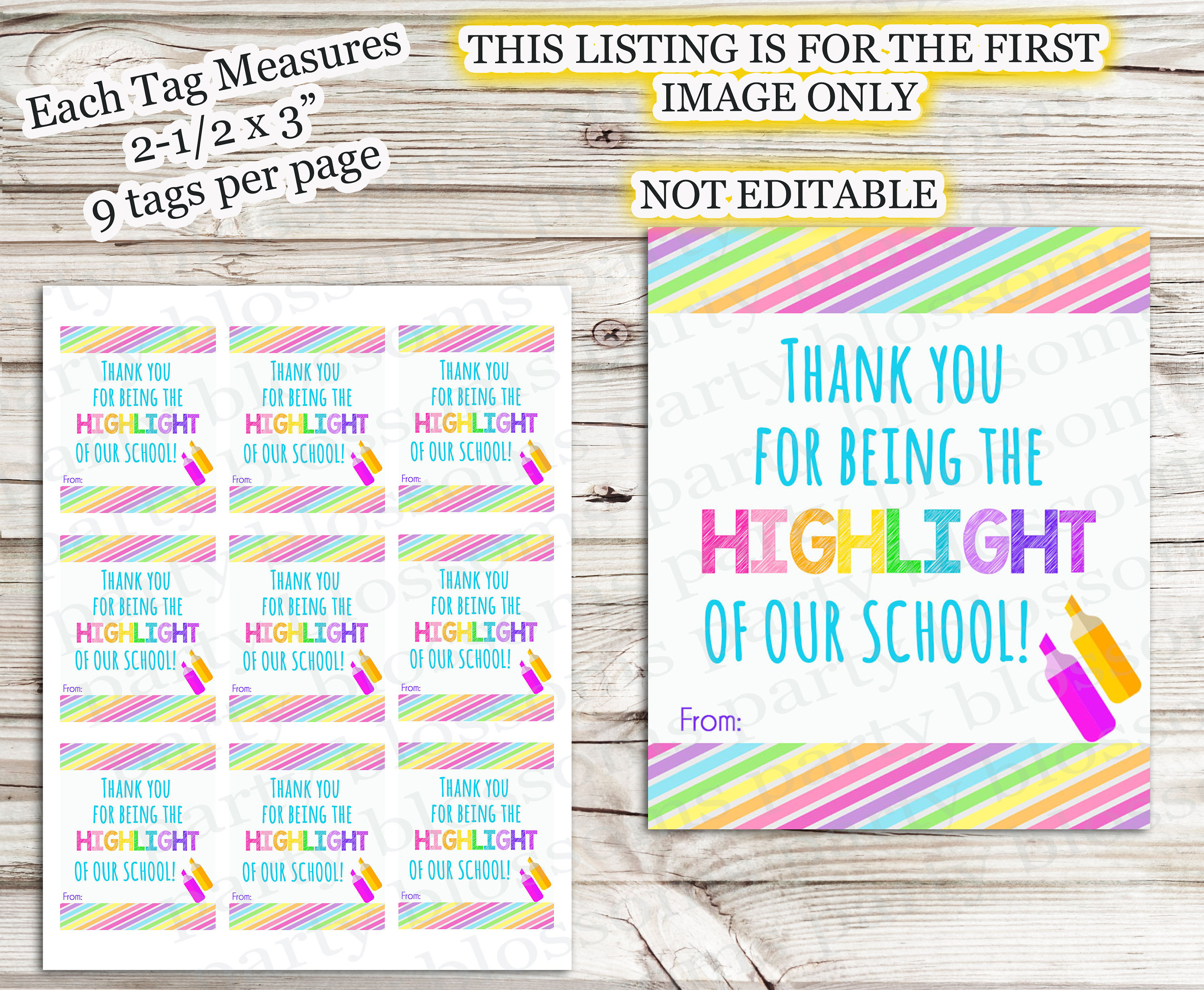 INSTANT DOWNLOAD It is A Real Treat Having You in My Class Student ...