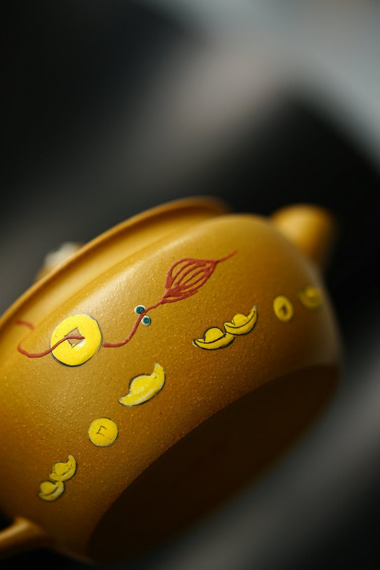 3pcs of One Set Chinese Yixing Tea Pot Duan Clay Teapot Caiyuan Zisha ...
