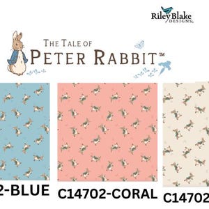 The Tale of PETER RABBIT /peter Rabbit Panel /beatrix Potter /riley ...