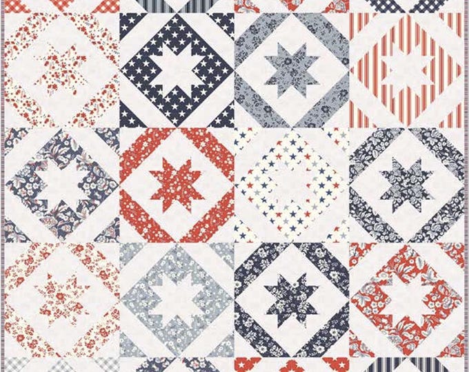 How They Shine Quilt Pattern/melissa Corry/happy Quilting /riley Blake ...