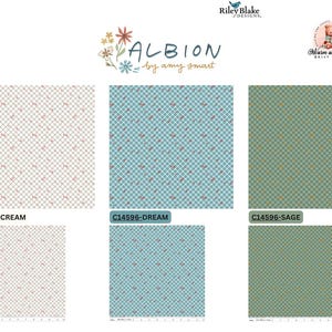 ALBION /floral Plaid /dream /amy Smart /riley Blake Designs/c14596 ...