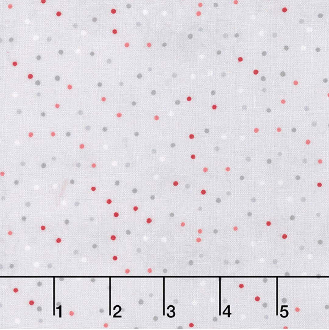 Wilmington Prints frosty Merry Mints Dots Gray Fabric by - Etsy