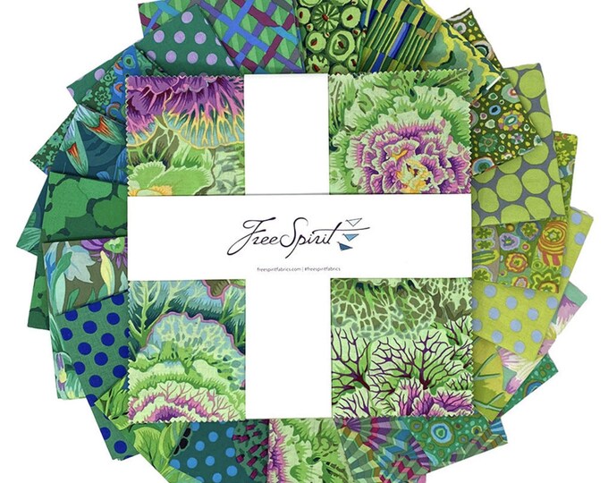 Kaffe Fassett Classics Meadow / Free Spirit Fabric /10" Layer Cake /42 ...