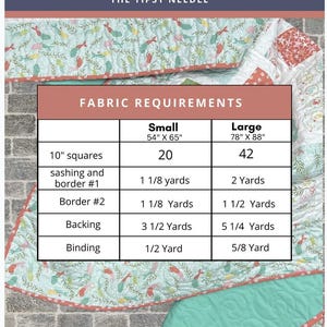 Double Delight Quilt Pattern /elizabeth Hernandez /tipsy Needle /two Sizes /54"x65" and 78" X 88 ...