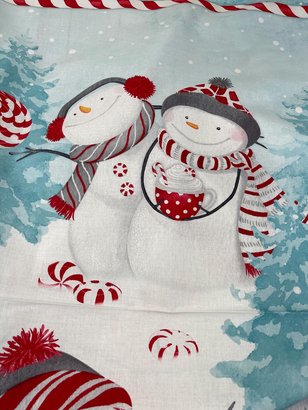 Frosty Merry Mints /panel /wilmington Prints /danielle Leone /24" X 45 ...