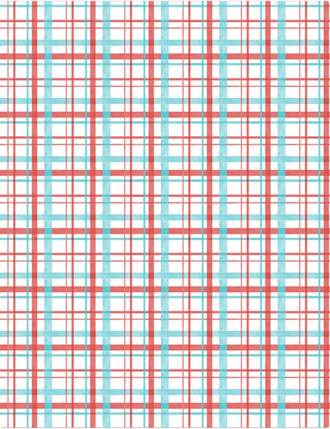 Frosty Merry Mints/ Danielle Leone /wilmington Prints /plaid White /BTY ...