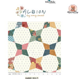 ALBION /floral Plaid /dream /amy Smart /riley Blake Designs/c14596 ...