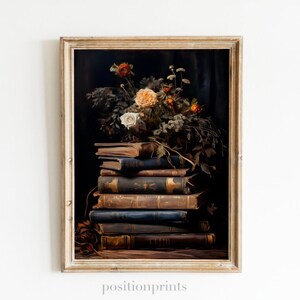 Dark Academia Books, Dark Academia Decor, Dark Cottagecore Decor, Moody ...
