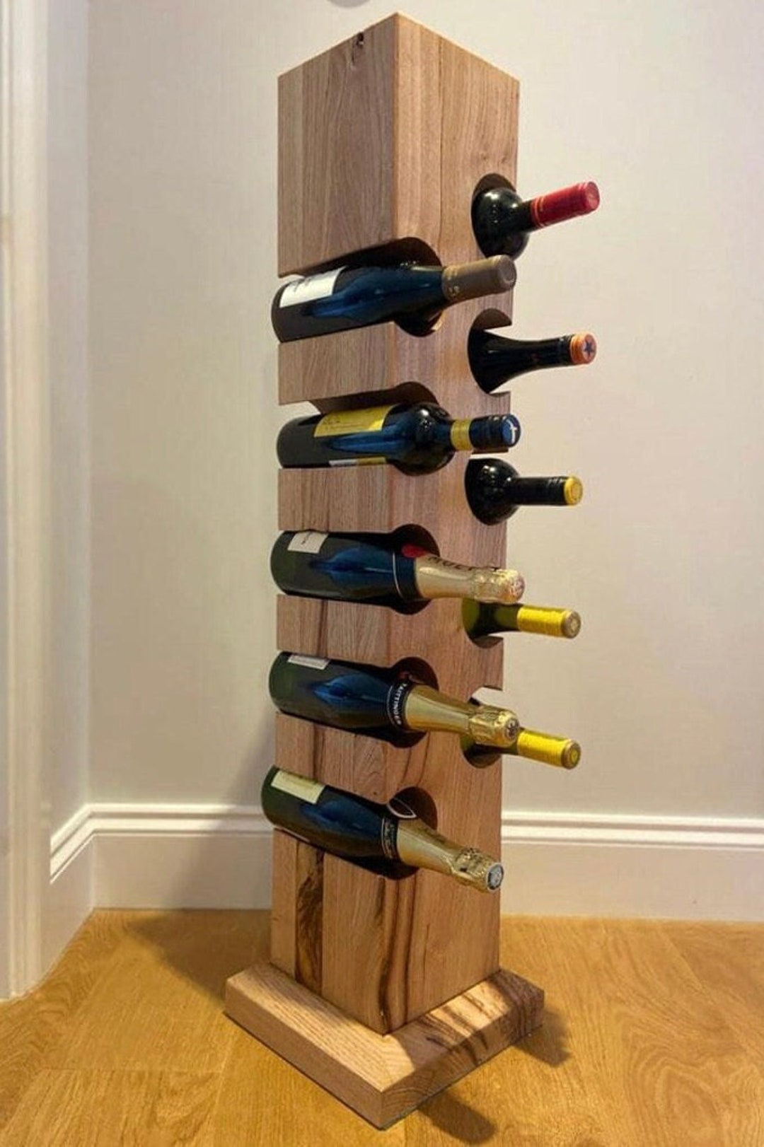 Bespoke Chestnut Wine Rack - Etsy