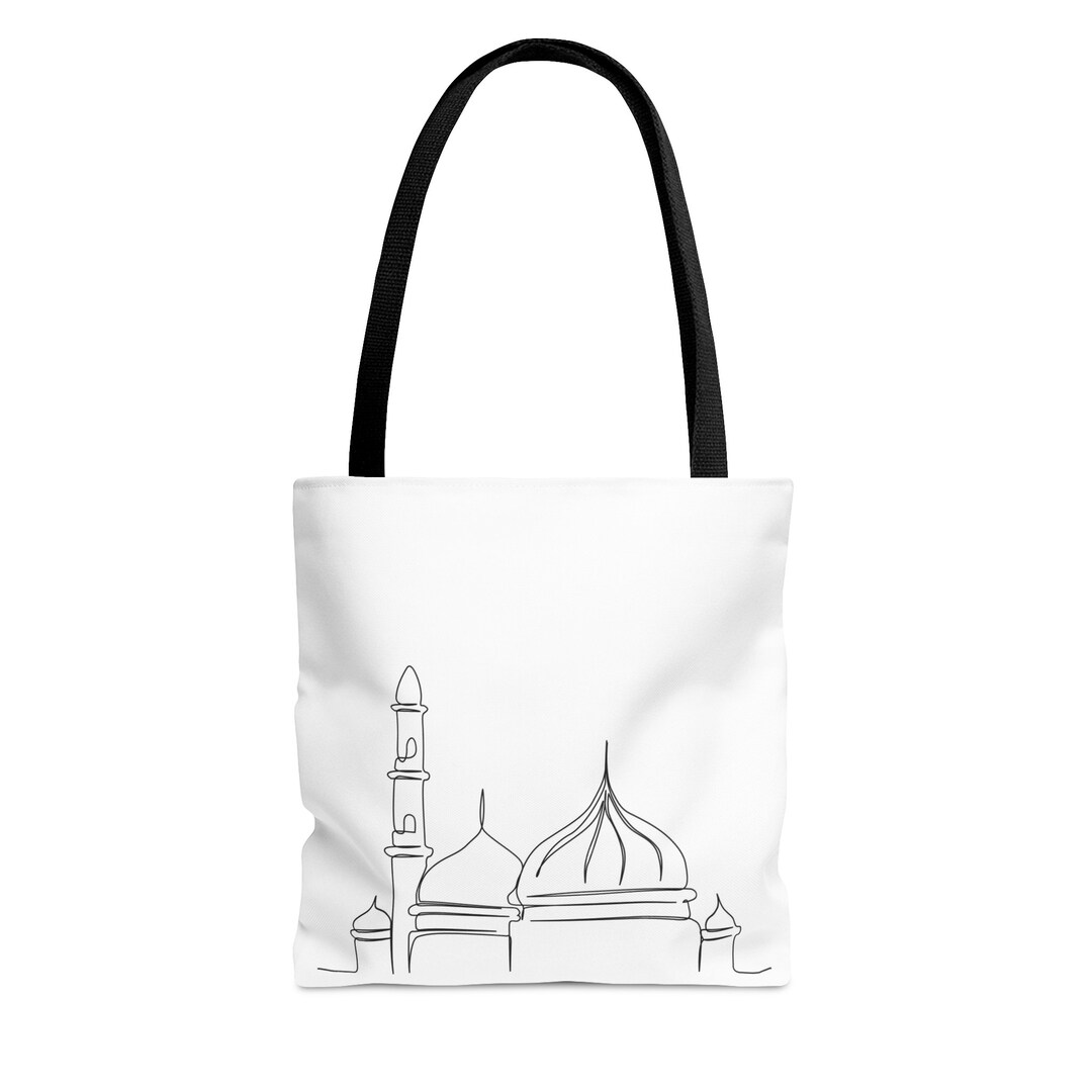 Minimal Islamic Art Tote Bag - Etsy