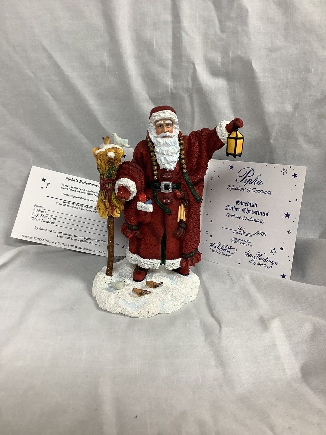 Pipka Reflections of Christmas Figurine 2000-prizm Inc - Etsy
