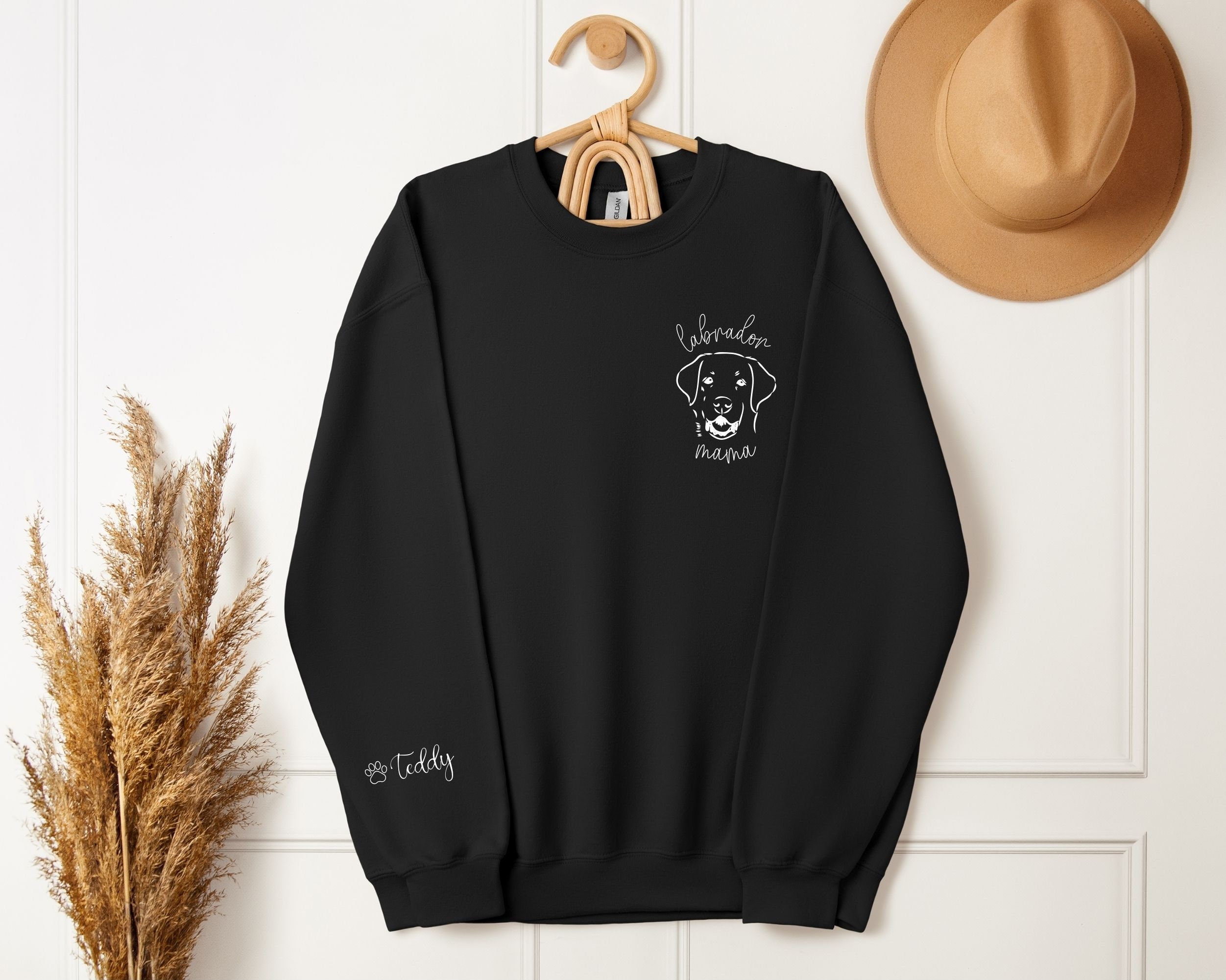 Personalized Labrador Sweatshirt Labrador Retriever Mama Sweatshirt ...