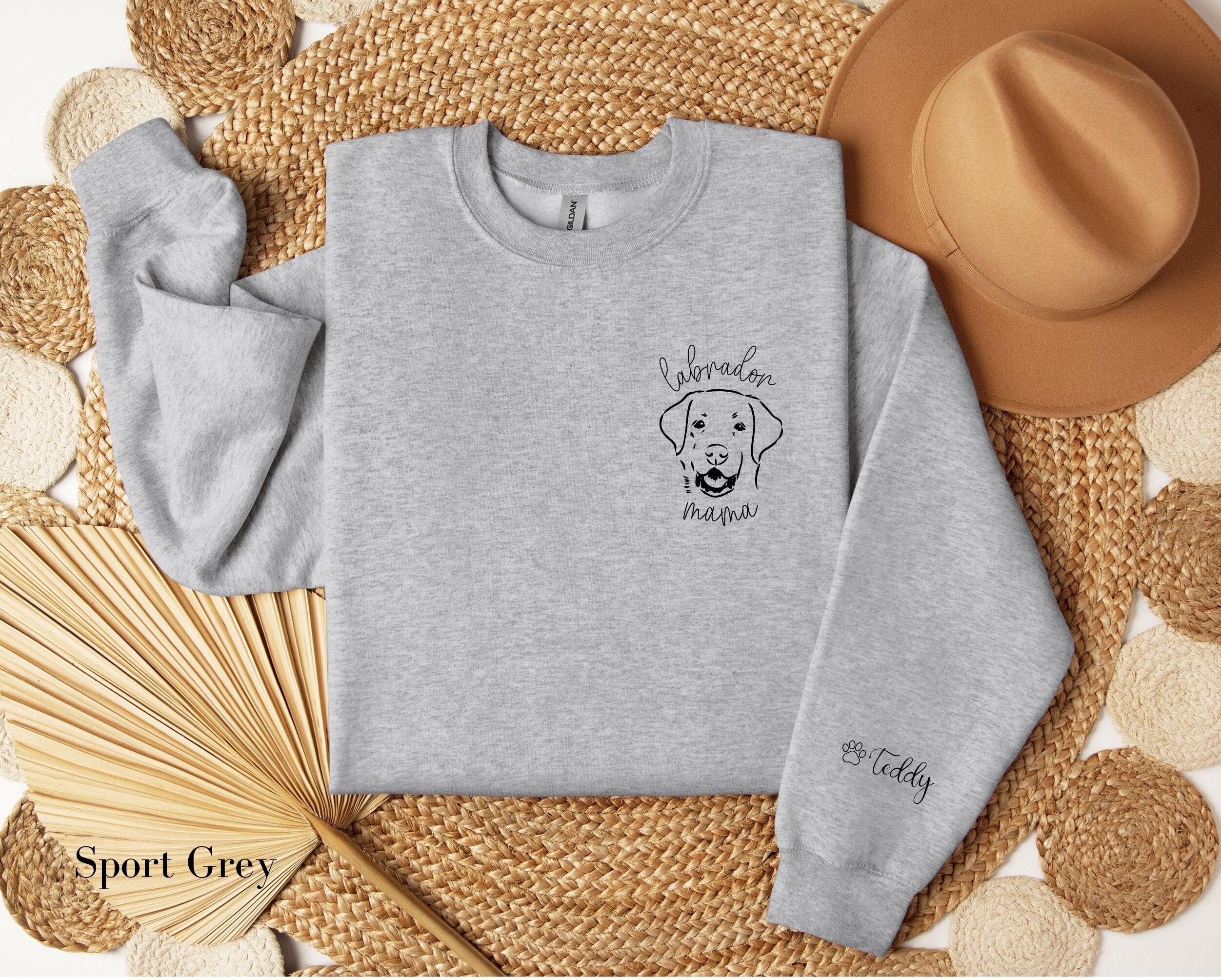 Personalized Labrador Sweatshirt Labrador Retriever Mama Sweatshirt ...