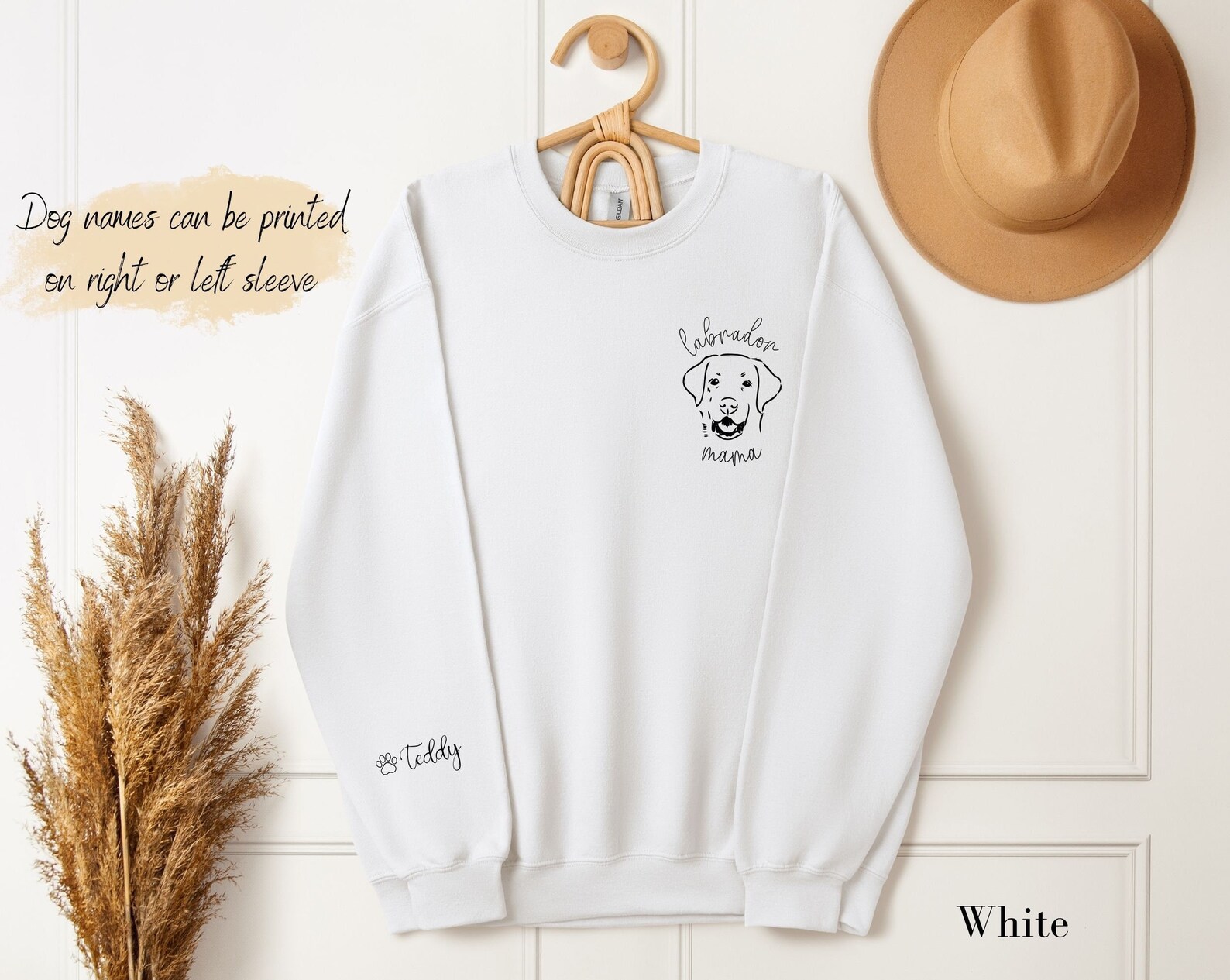 Personalized Labrador Sweatshirt Labrador Retriever Mama Sweatshirt ...