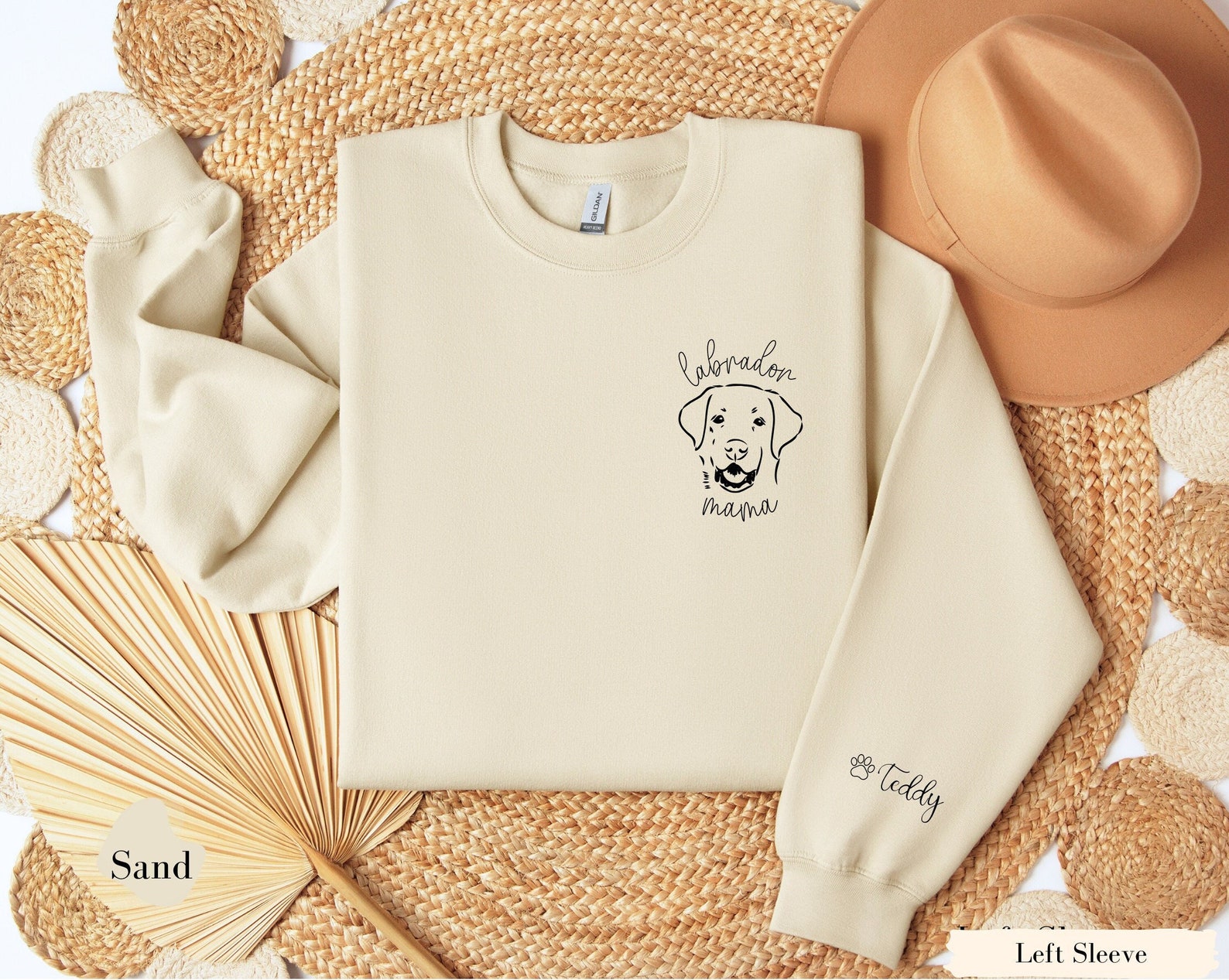 Personalized Labrador Sweatshirt Labrador Retriever Mama Sweatshirt ...